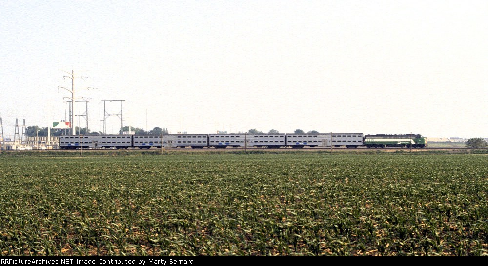 BN 9910 (ex-CB&Q 9985B) With Tr# 1262
